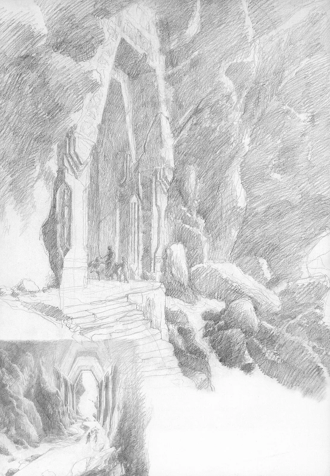 In Progress - Moria East Gate | Minecraft Middle Earth