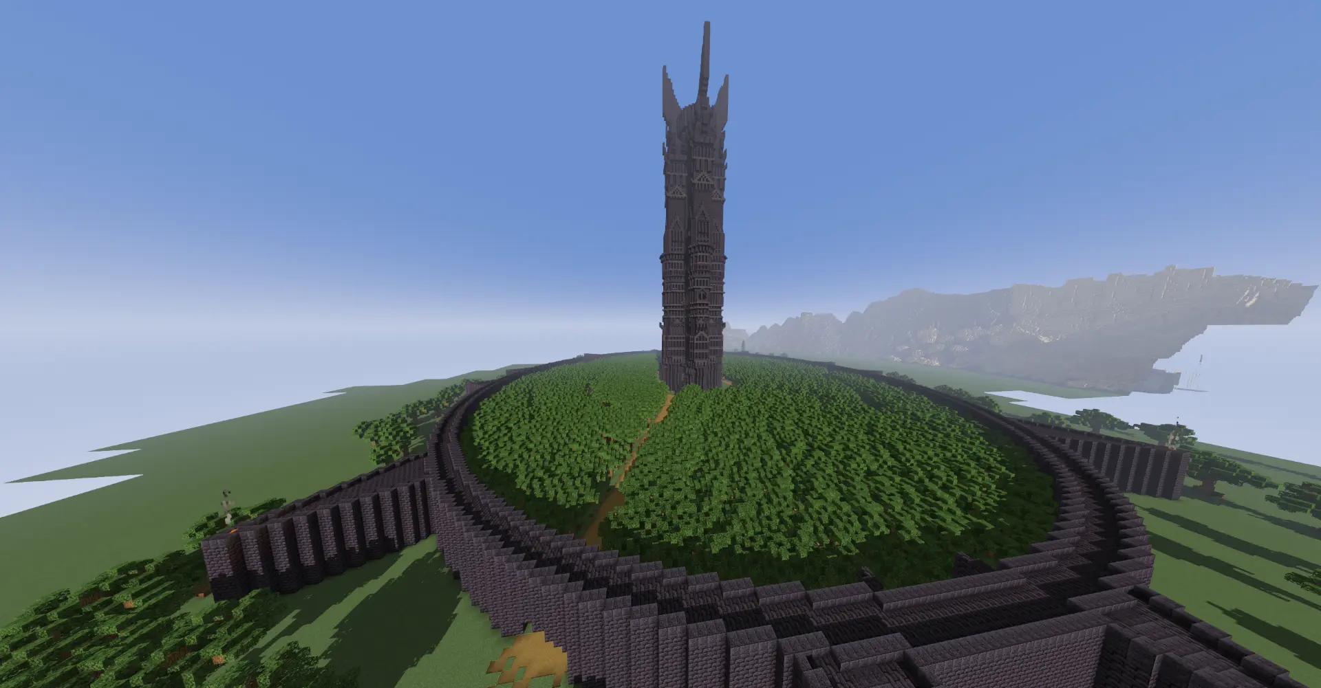 So I made Isengard :) | Minecraft Middle Earth