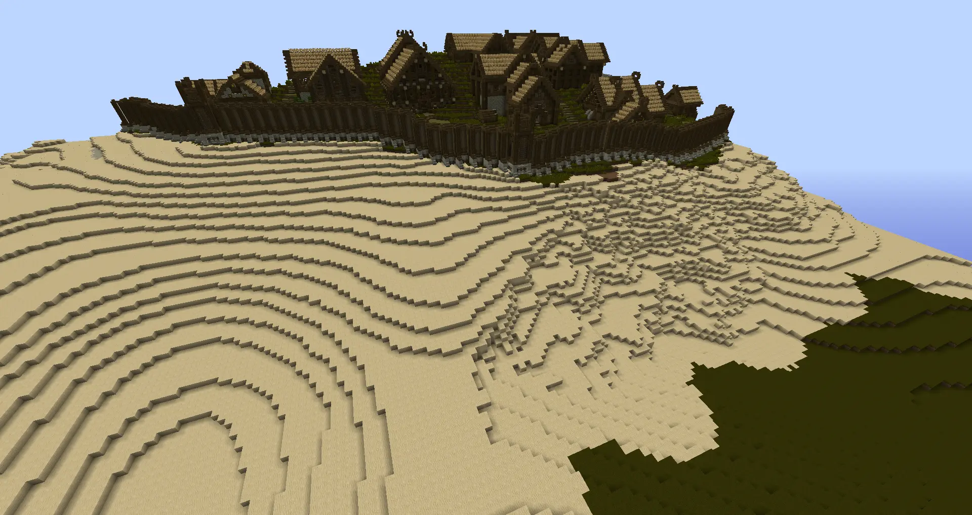 Nindalf island-shape-thread | Minecraft Middle Earth