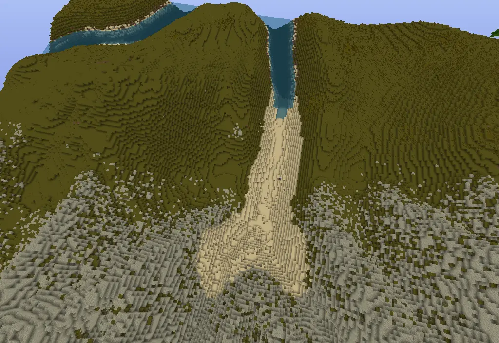 Nindalf island-shape-thread | Minecraft Middle Earth