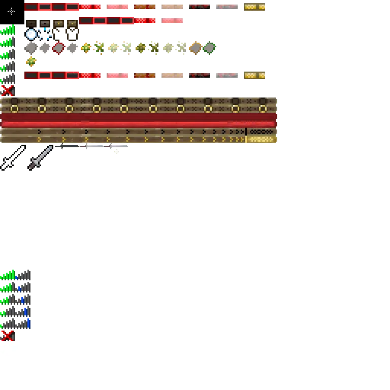 New XP bar and attack indicator textures | Minecraft Middle Earth