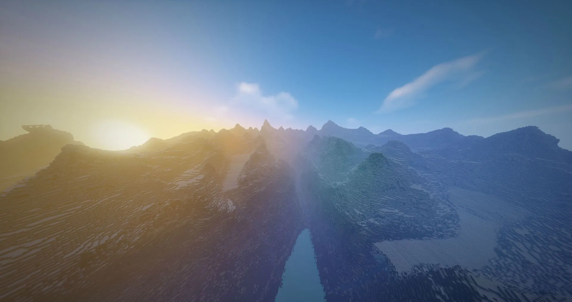 Ultra HD (4K) far render shader screenshots | Minecraft Middle Earth