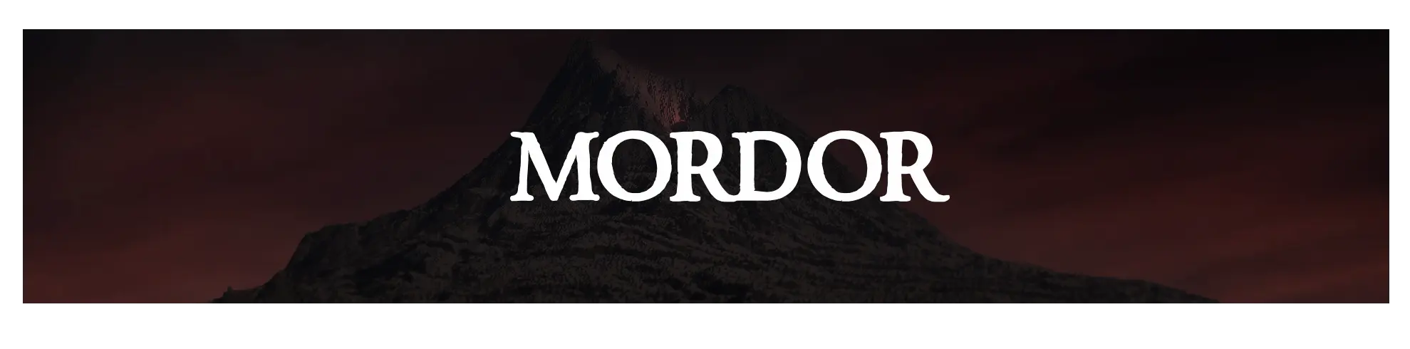Mordor Master Plan | Minecraft Middle Earth