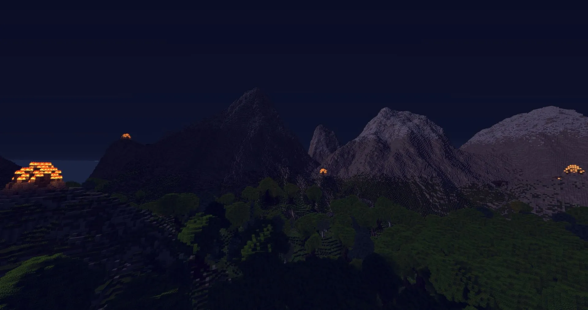 Ultra HD (4K) far render shader screenshots | Minecraft Middle Earth