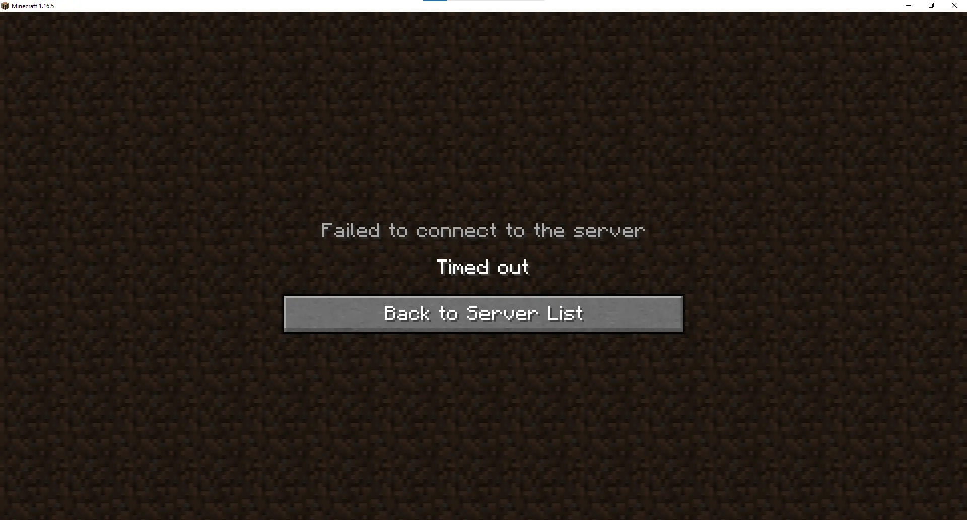 Resolved - Can't connect | Minecraft Middle Earth