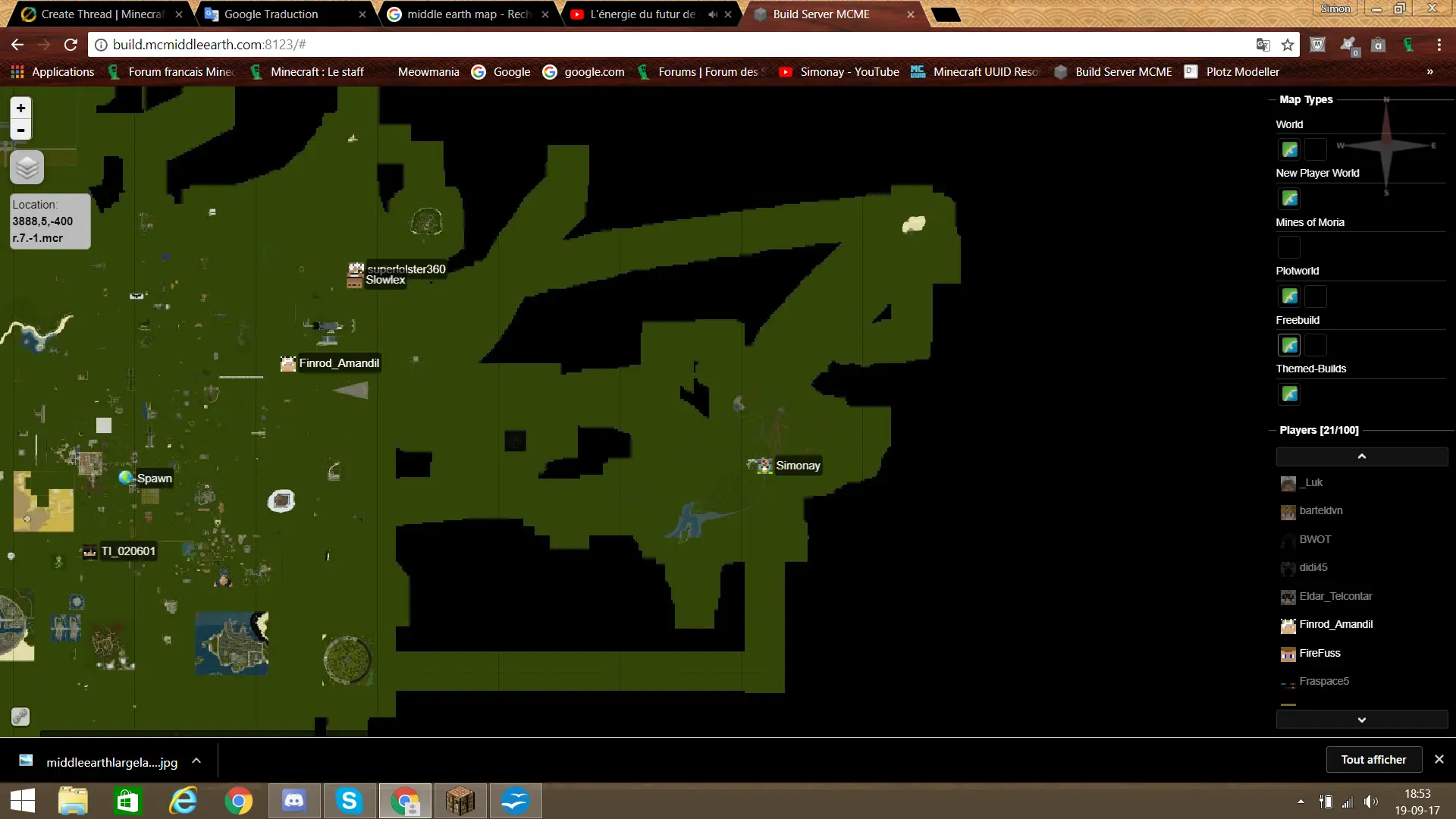 Middle Earth 3D Map (1:500) | Minecraft Middle Earth