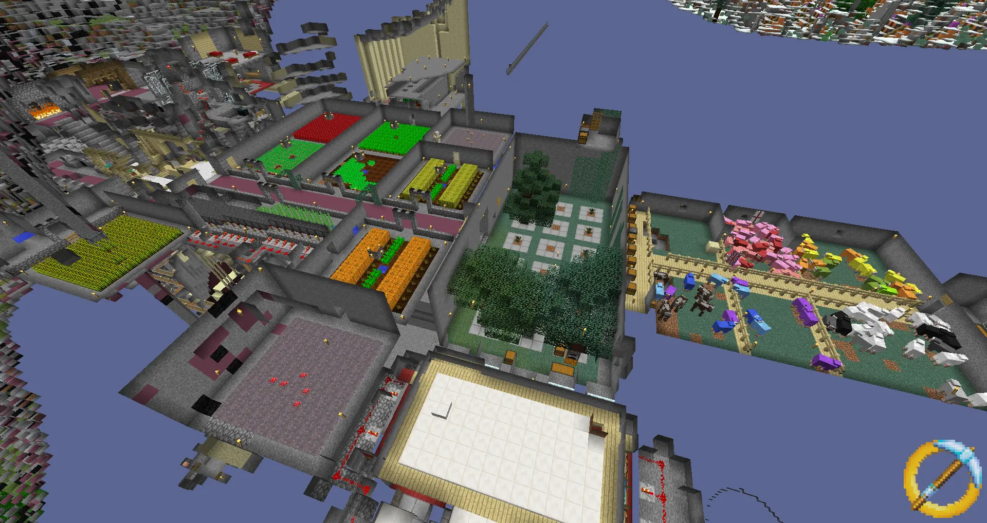 #7 Probably the biggest base and also the biggest team | Minecraft ...