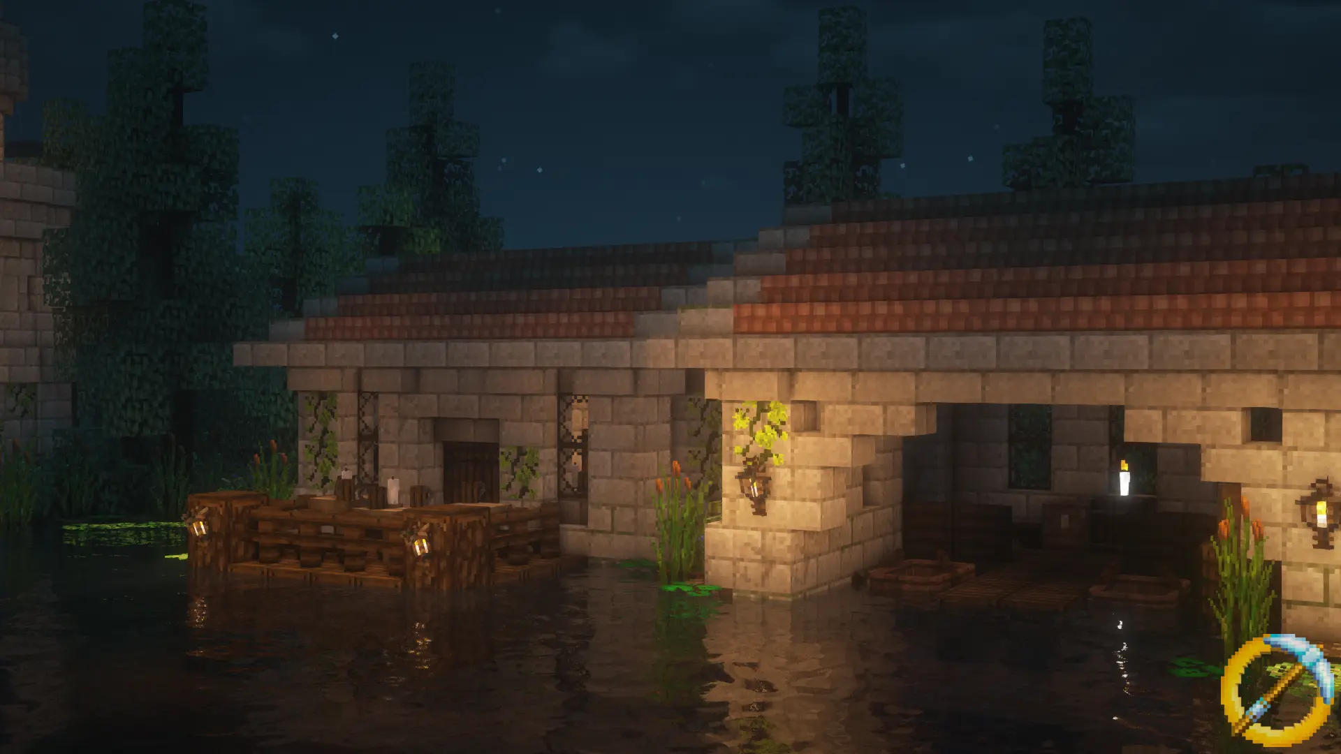 A Peaceful Night at the Boathouse | Minecraft Middle Earth