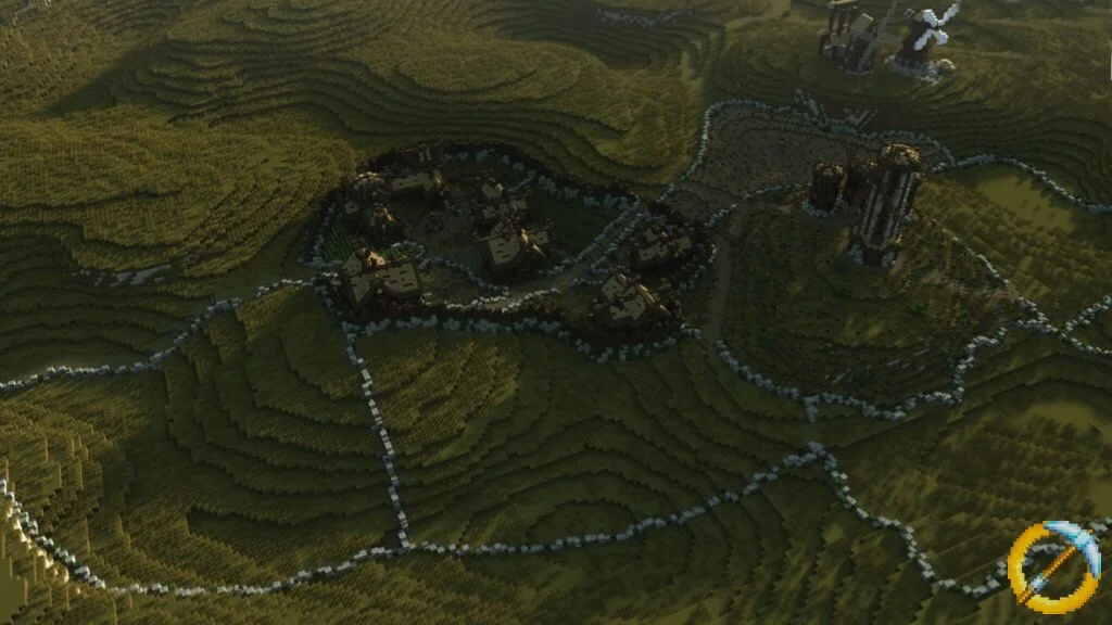 A village in Rohan. | Minecraft Middle Earth