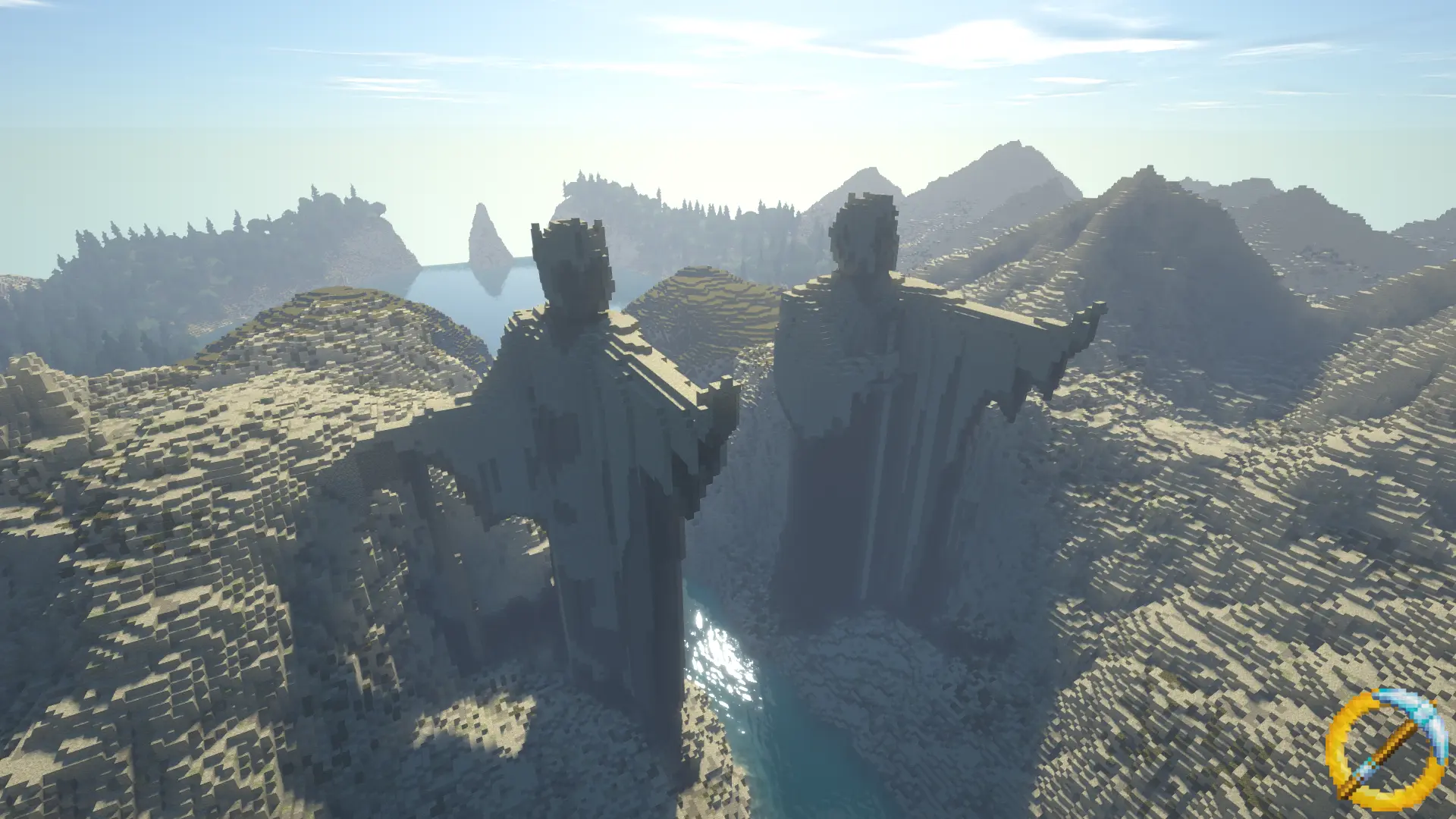 Argonath Pass | Minecraft Middle Earth