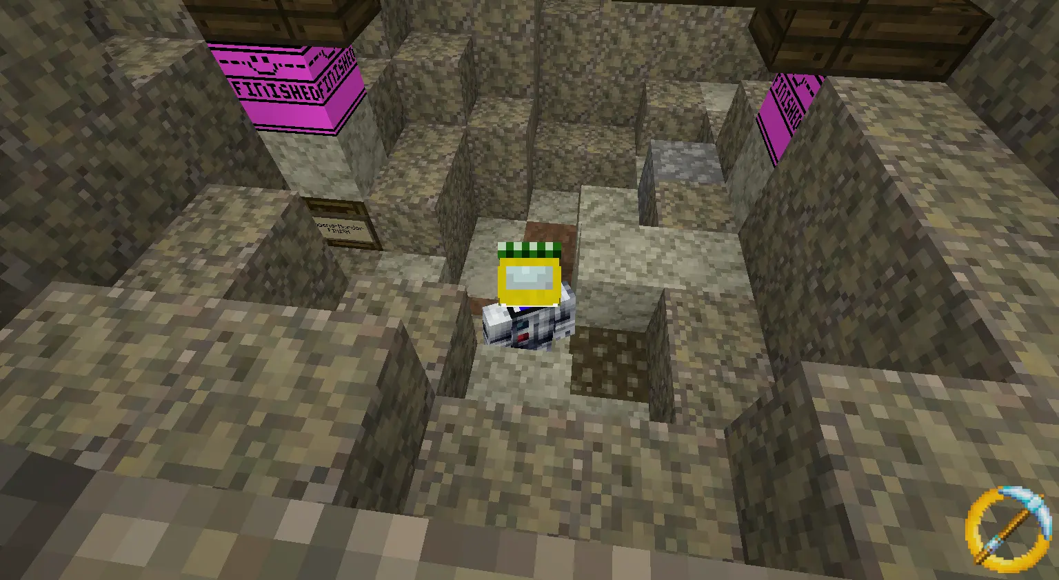 awaywind stands at the end of the longest race in mcme | Minecraft ...