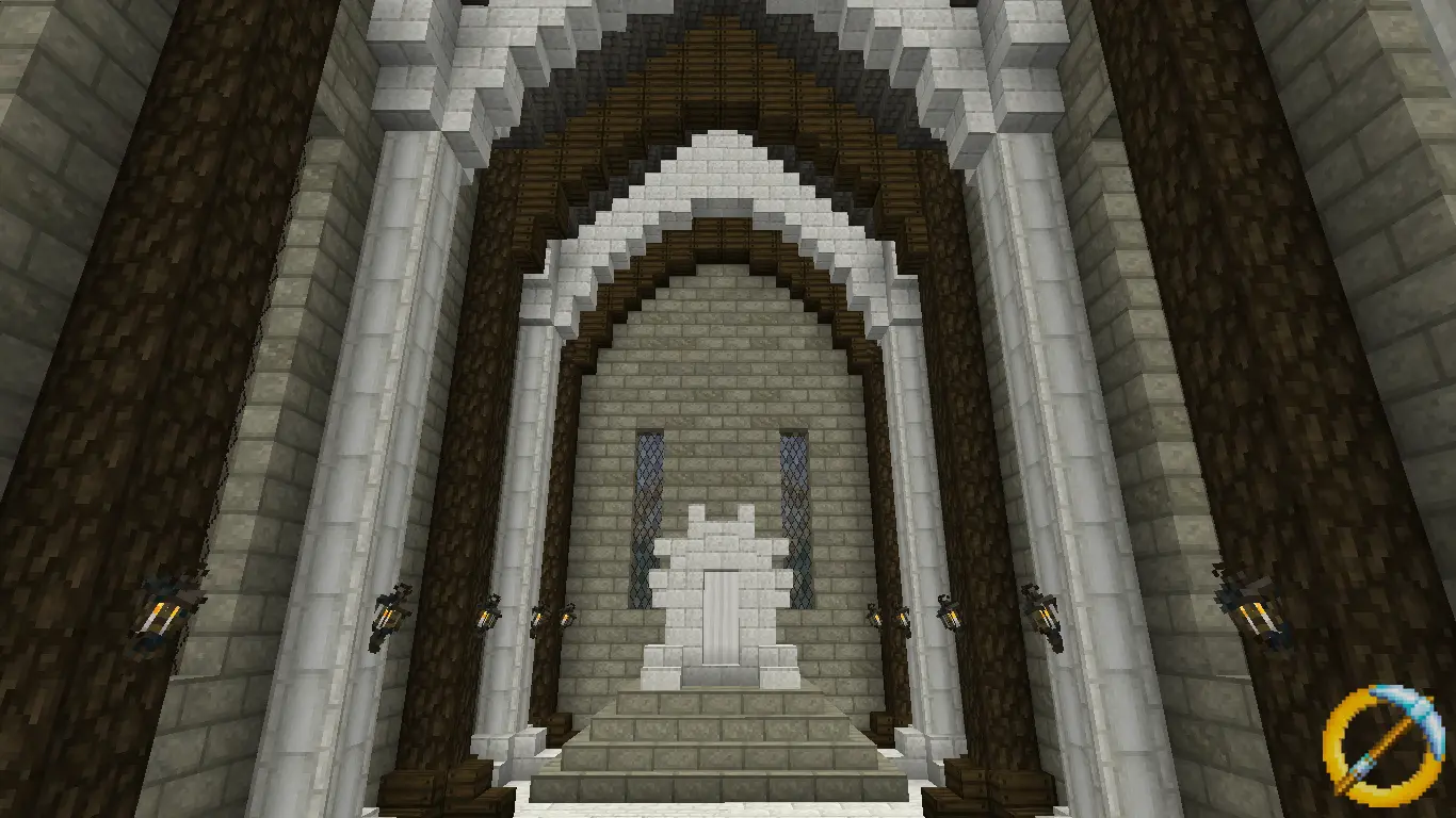 Minecraft Castle Hallways