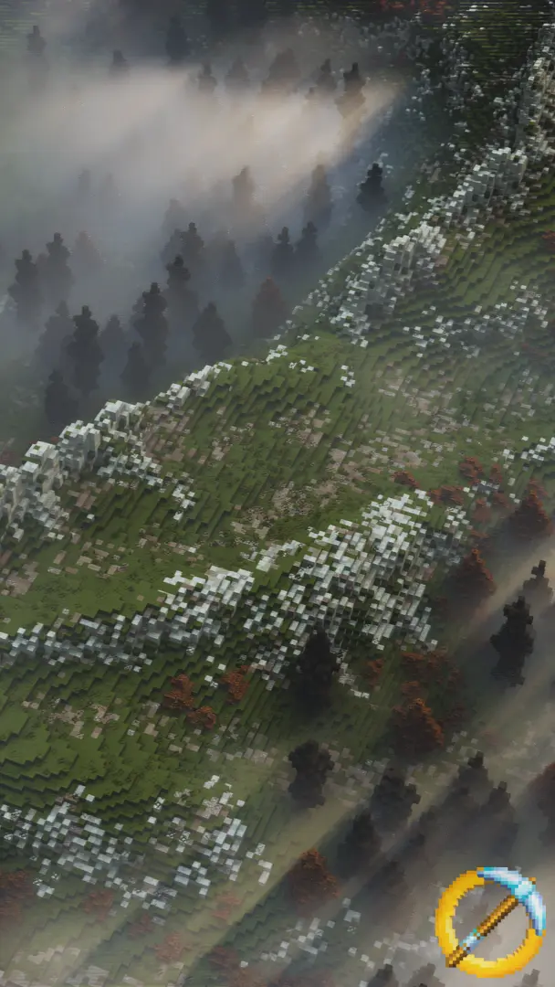 Hollin Ridge Vertical - Bliss Shaders | Minecraft Middle Earth