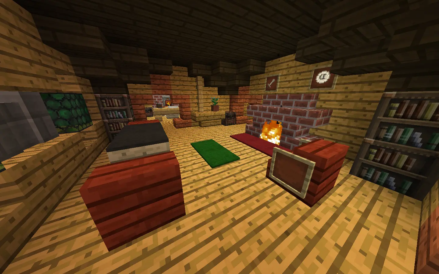 Living Room Minecraft | Cabinets Matttroy