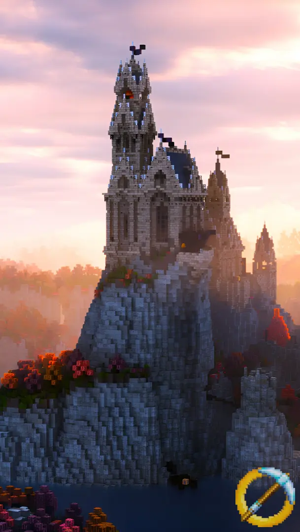 Minas Aduial Vertical - Bliss Shaders | Minecraft Middle Earth