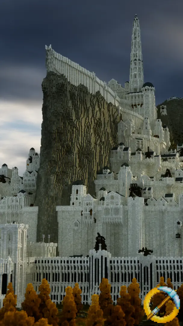 Minas Tirith Vertical - Bliss Shaders | Minecraft Middle Earth