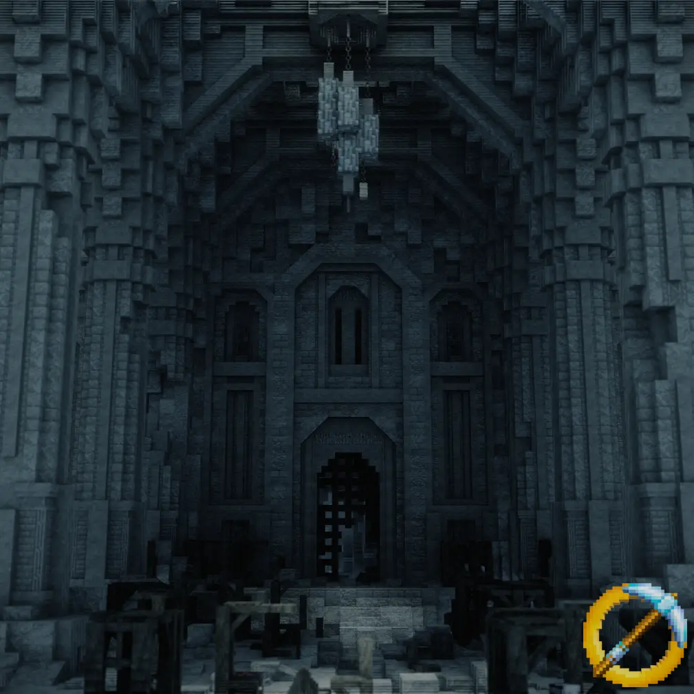 Moria West Gate - Bliss Shaders | Minecraft Middle Earth