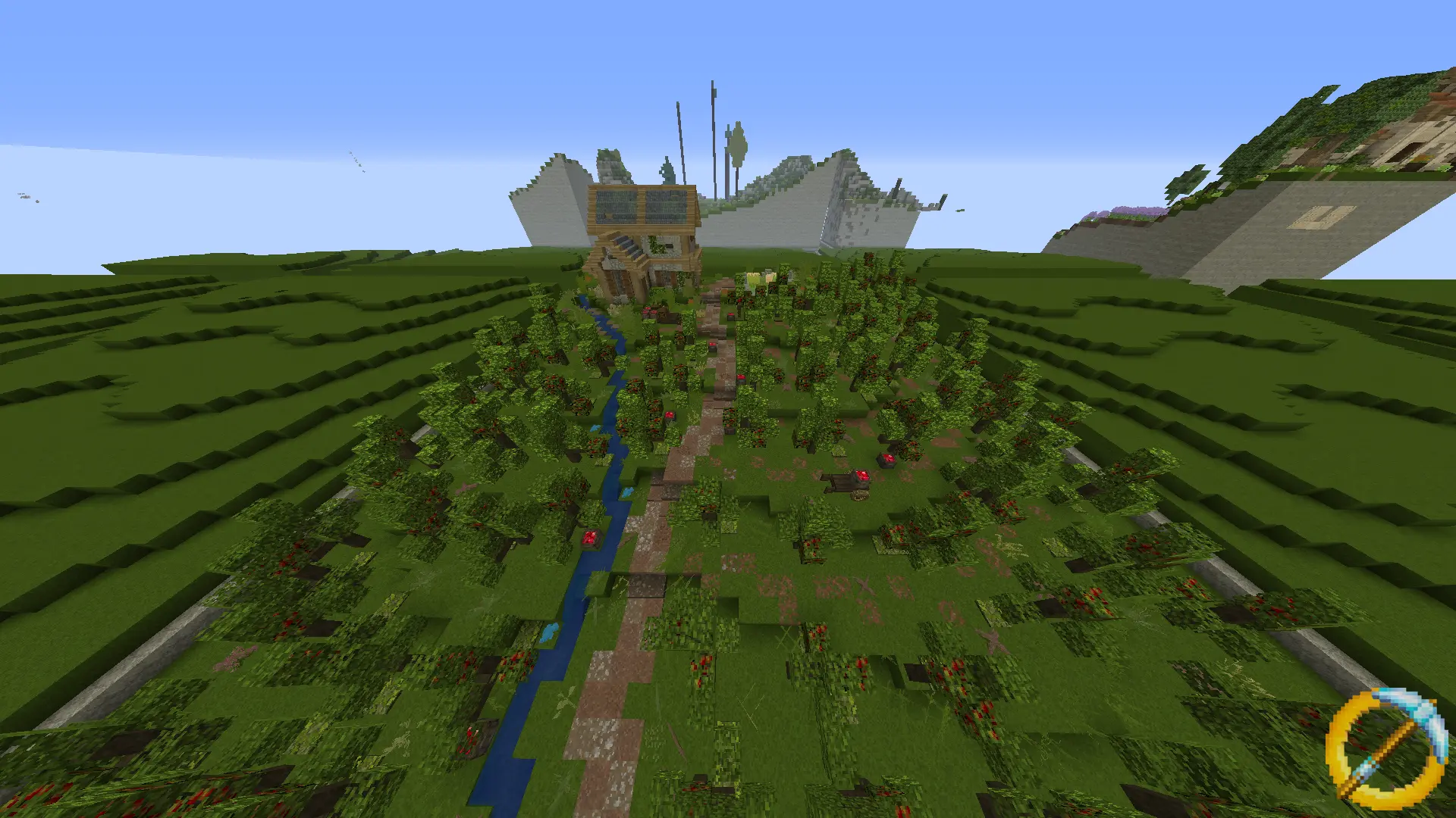 orchard overhead.png | Minecraft Middle Earth