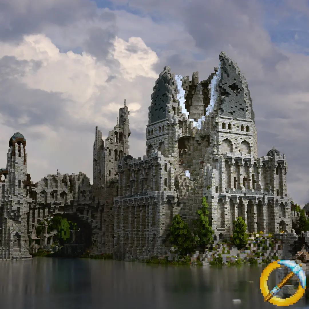 Osgiliath DOS Personal Sky - Bliss Shaders | Minecraft Middle Earth