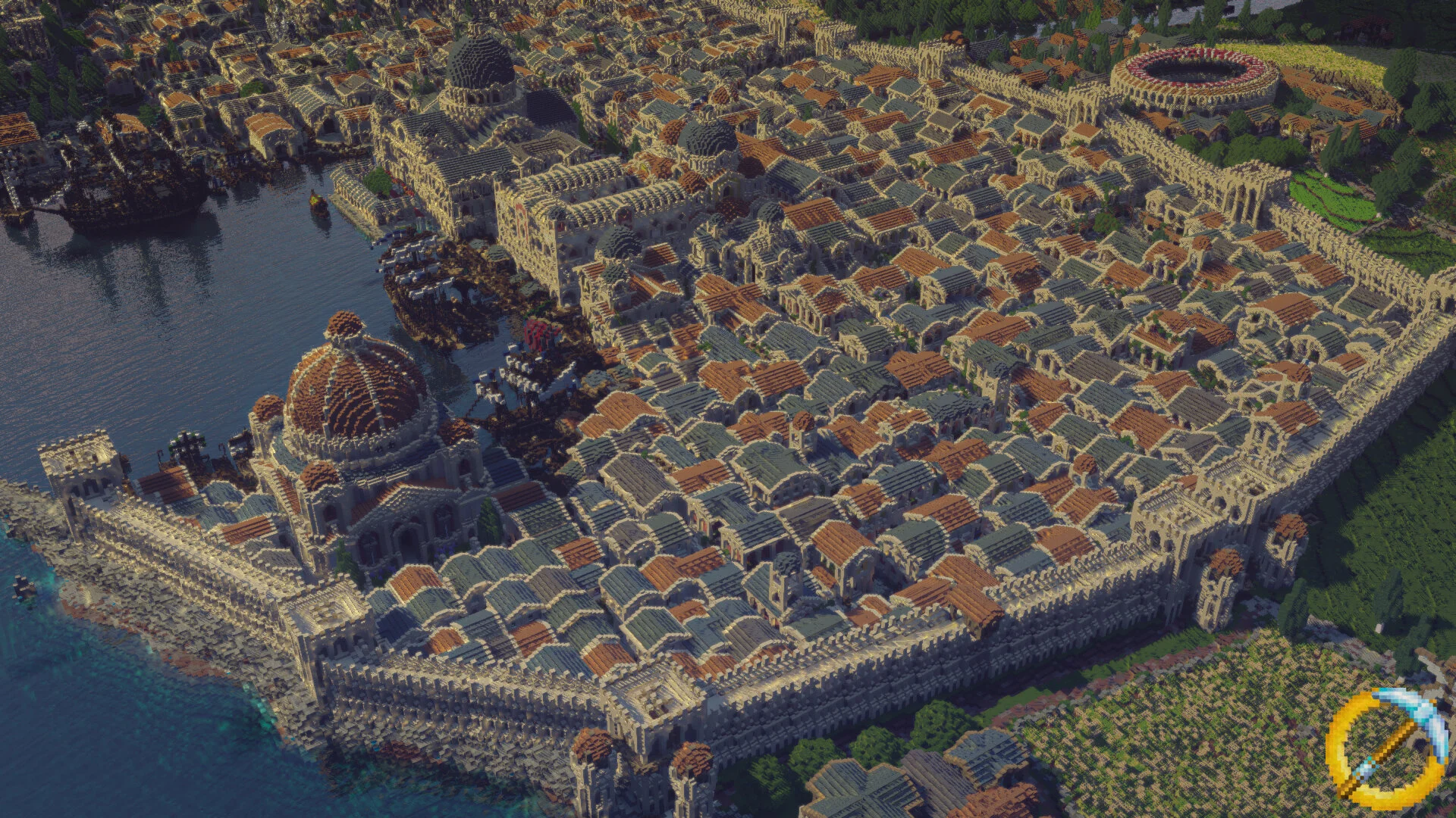 Pelargir Tilt Shift #1 | Minecraft Middle Earth