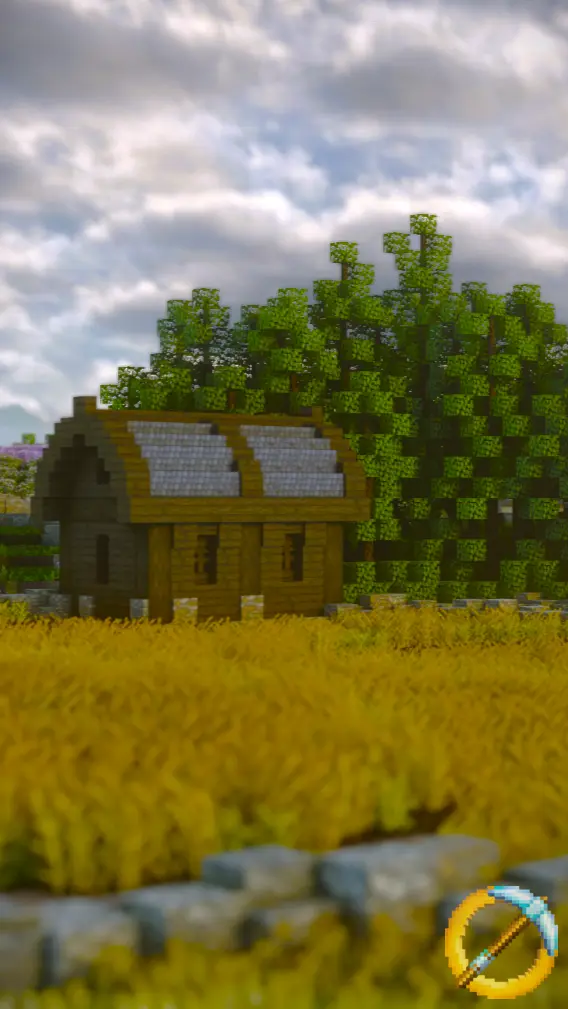 Pelennor Fields Warm Vertical - Bliss Shaders | Minecraft Middle Earth