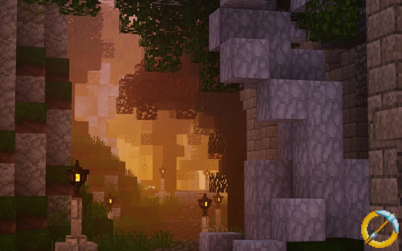 Rivendell forest scene | Minecraft Middle Earth