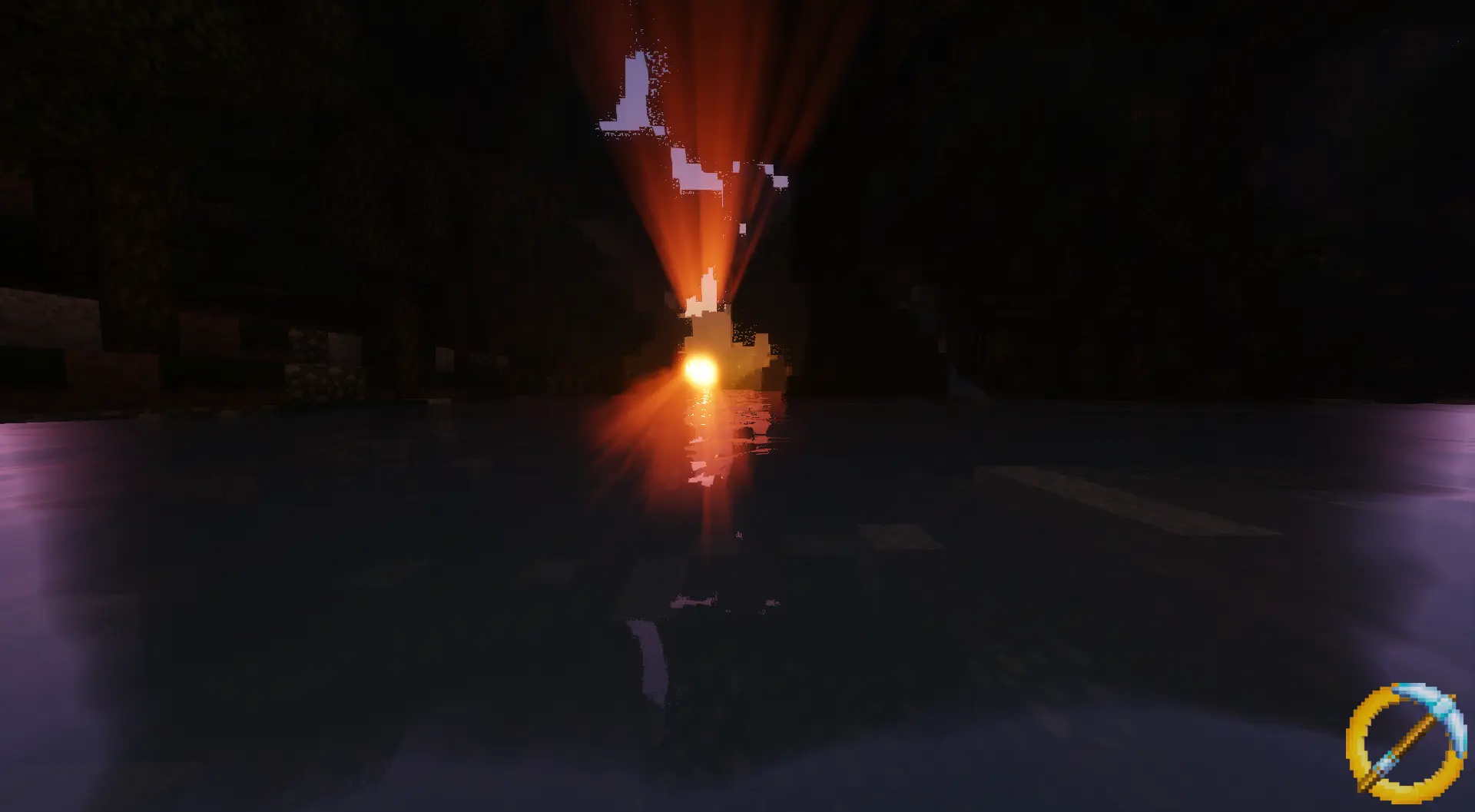 Sunset over Water | Minecraft Middle Earth