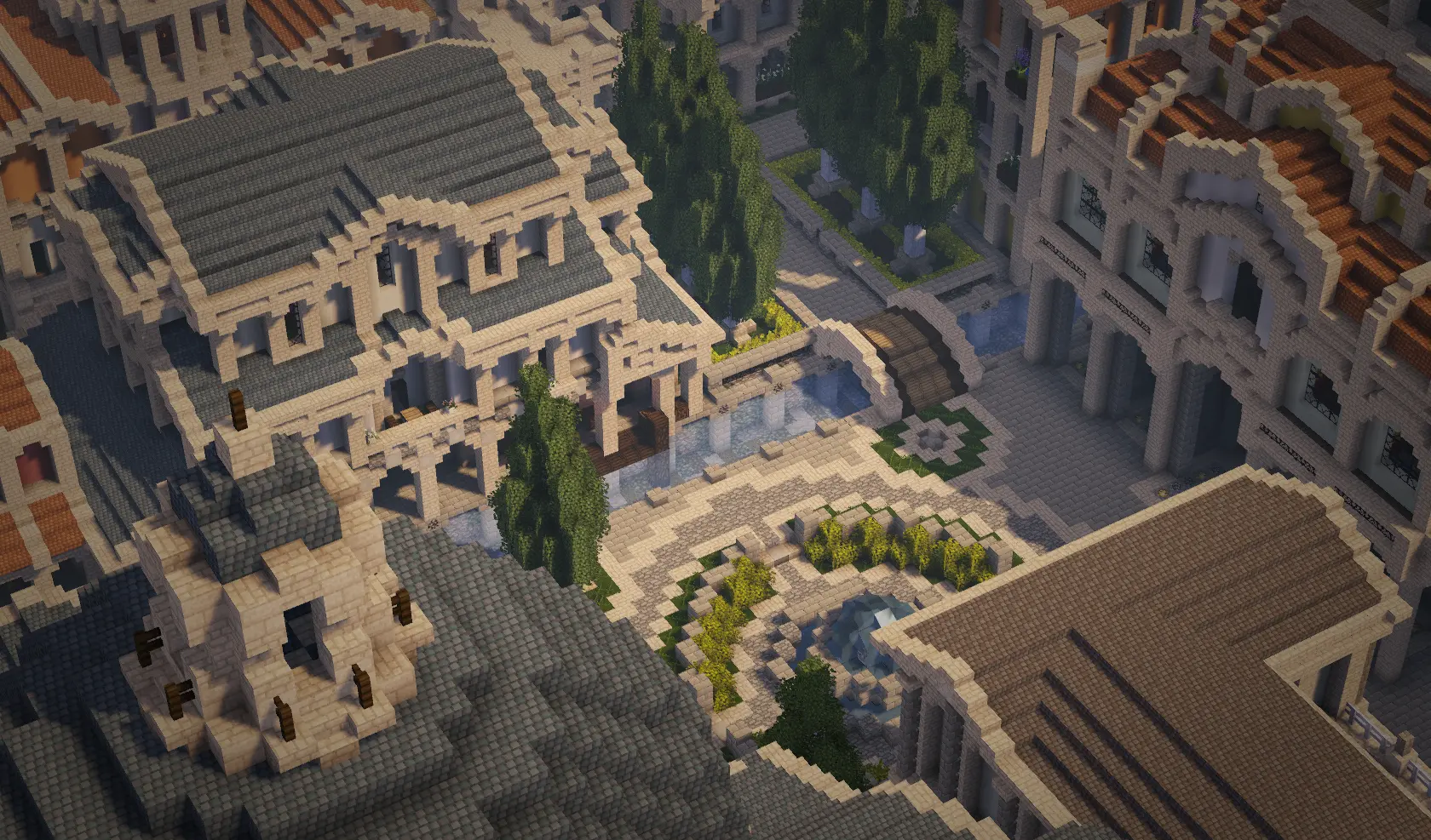 Pelargir Courtyard | Minecraft Middle Earth
